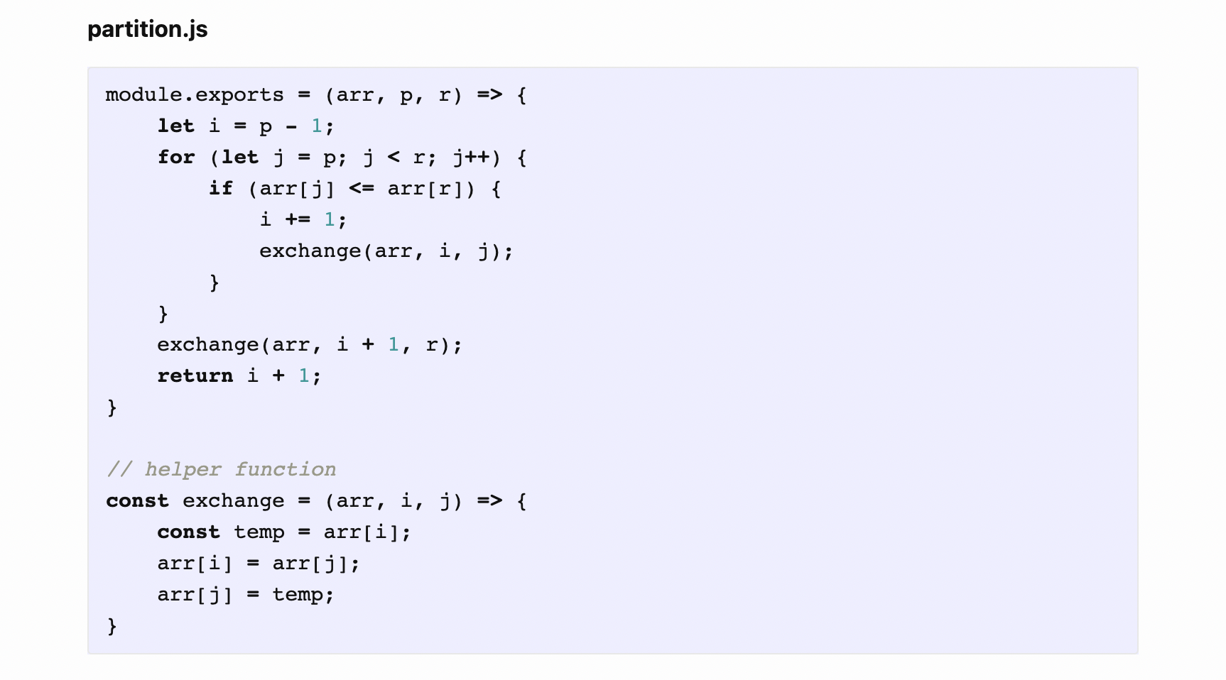 An Important Subroutine Used By Quicksort Miguel Amezola